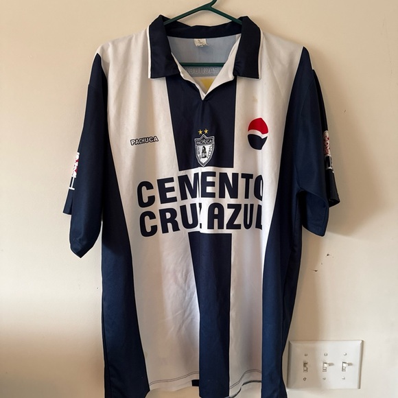 Pachuca | Shirts | Cruz Azul Navy And White Mens Shirt | Poshmark